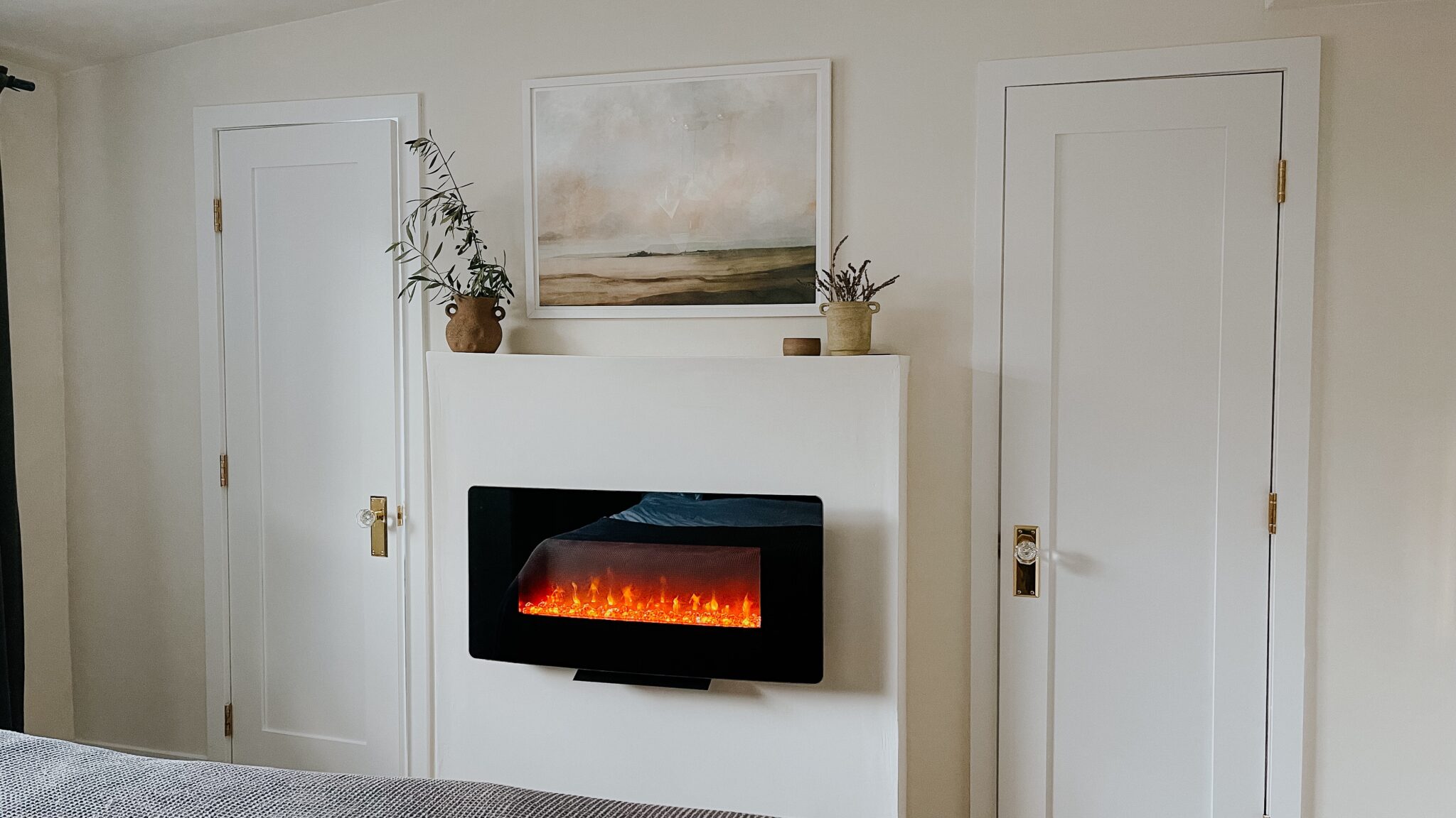 DIY Electric Fireplace - attherandalls.com