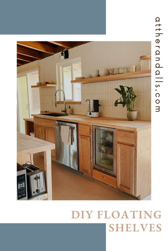 DIY floating shelves - attherandalls.com